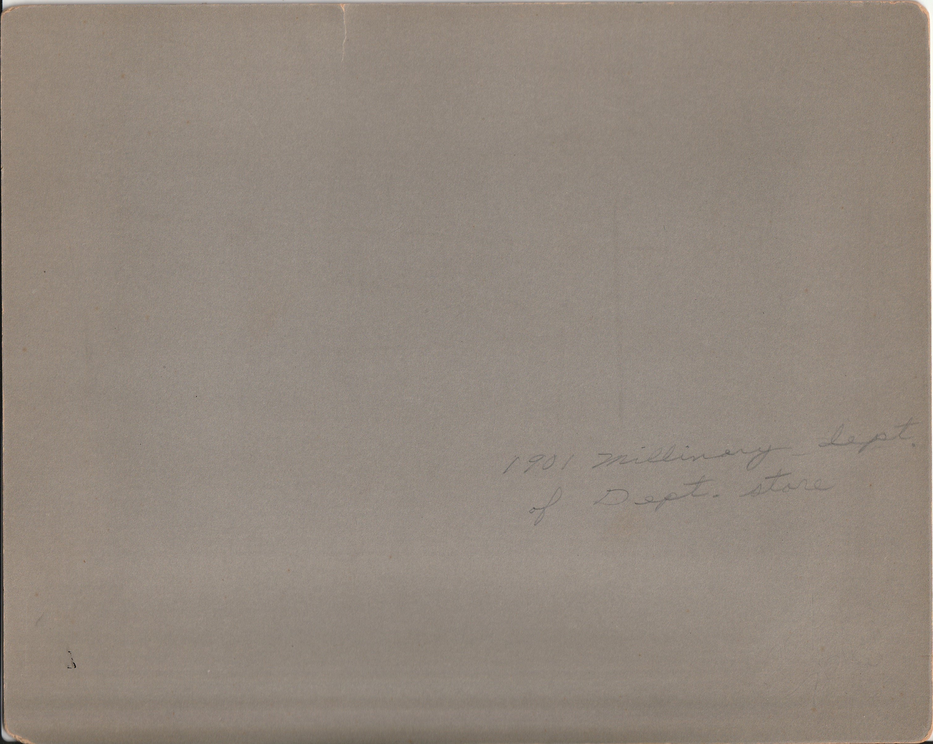 Edwardian Ladies Millinery Department - Cabinet Photo, c. 1900s ...