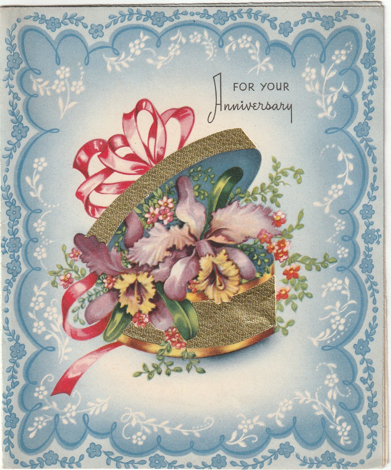 Victorian Anniversary Cards Wedding Anniversary Card : Signalman C B