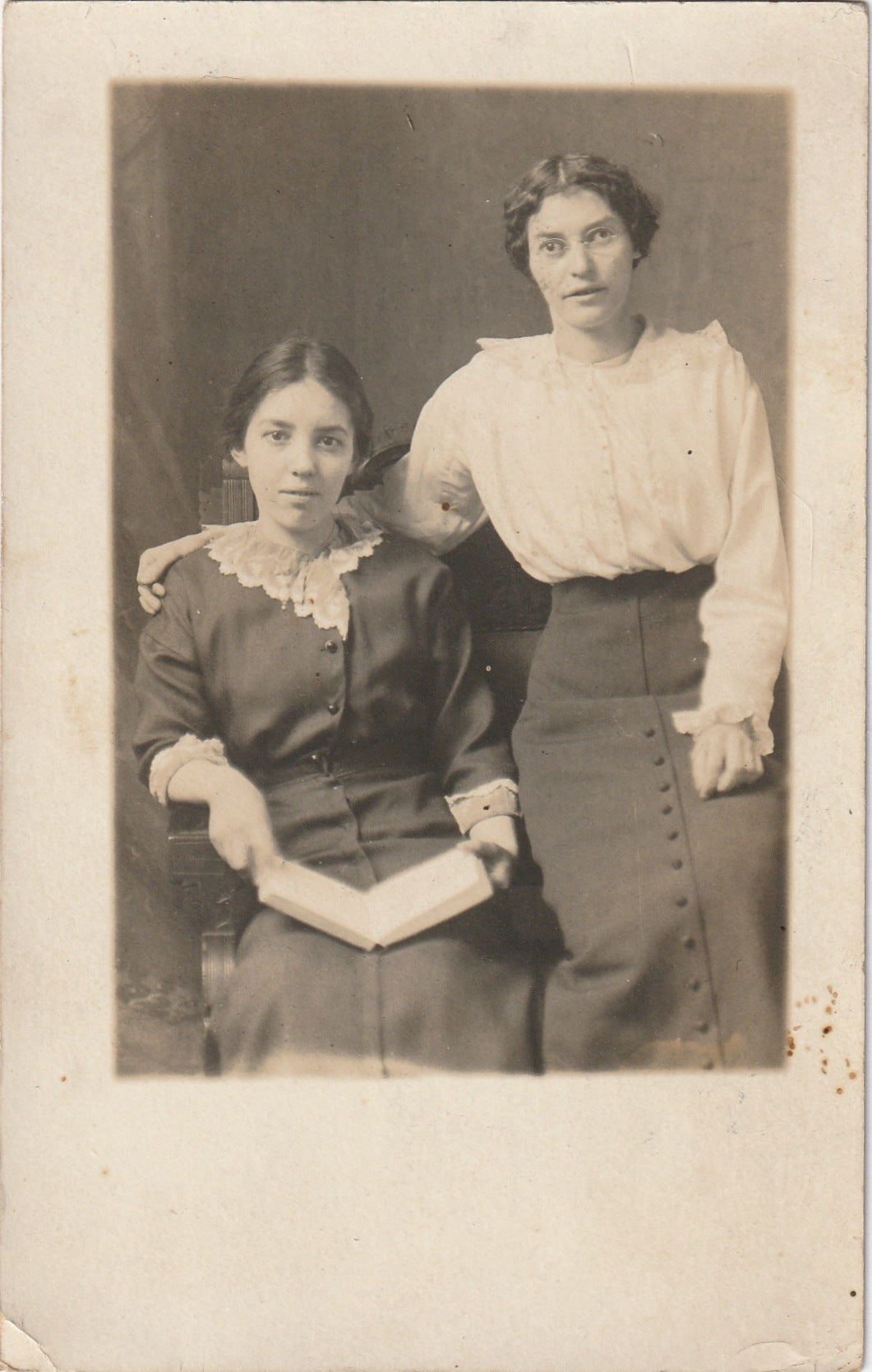 Mary & Ida - Walleyed Woman - RPPC, c. 1910s – Ephemera Obscura Collection