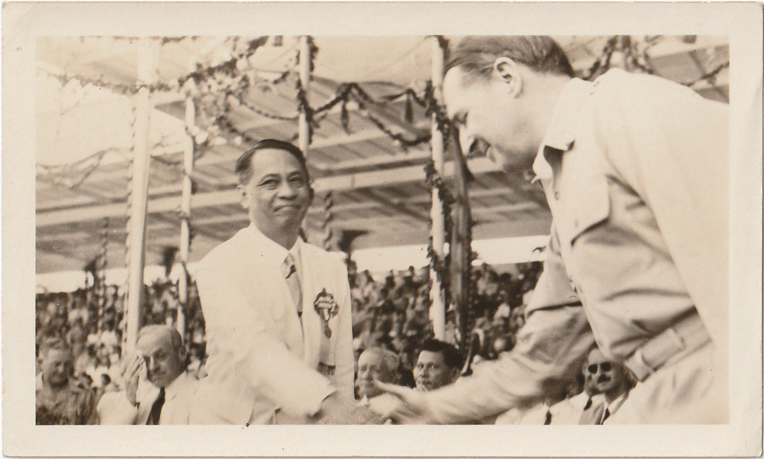 President Manuel Roxas Inauguration Day - July 4th, 1946 - General Mac ...