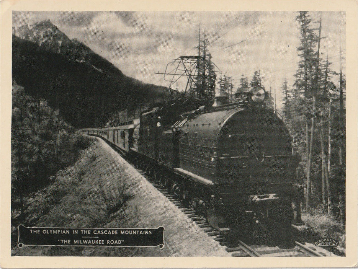 The Olympian in the Cascade Mountains - The Milwaukee Road - Steam Eng ...