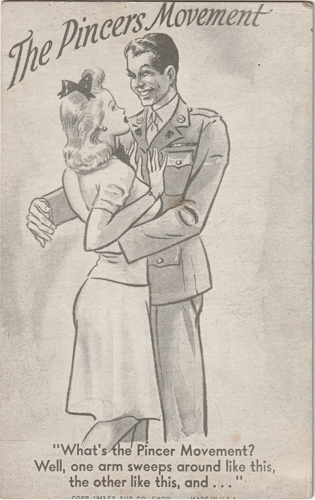 The Pincers Movement - Arcade Card - Postcard, c. 1943 – Ephemera ...