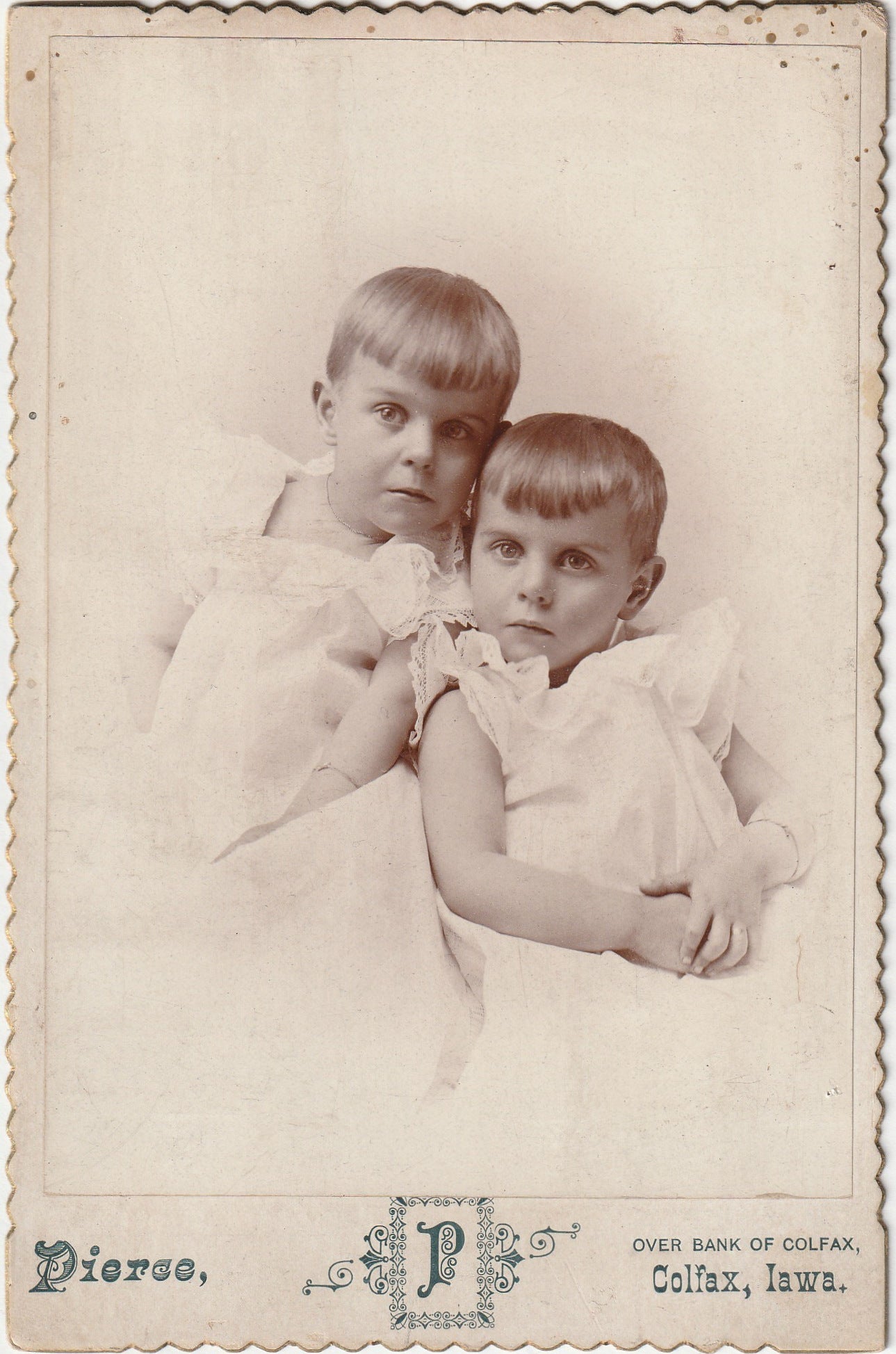 Victorian Twin Brothers - Colfax, IA - Cabinet Photo, c. 1800s ...