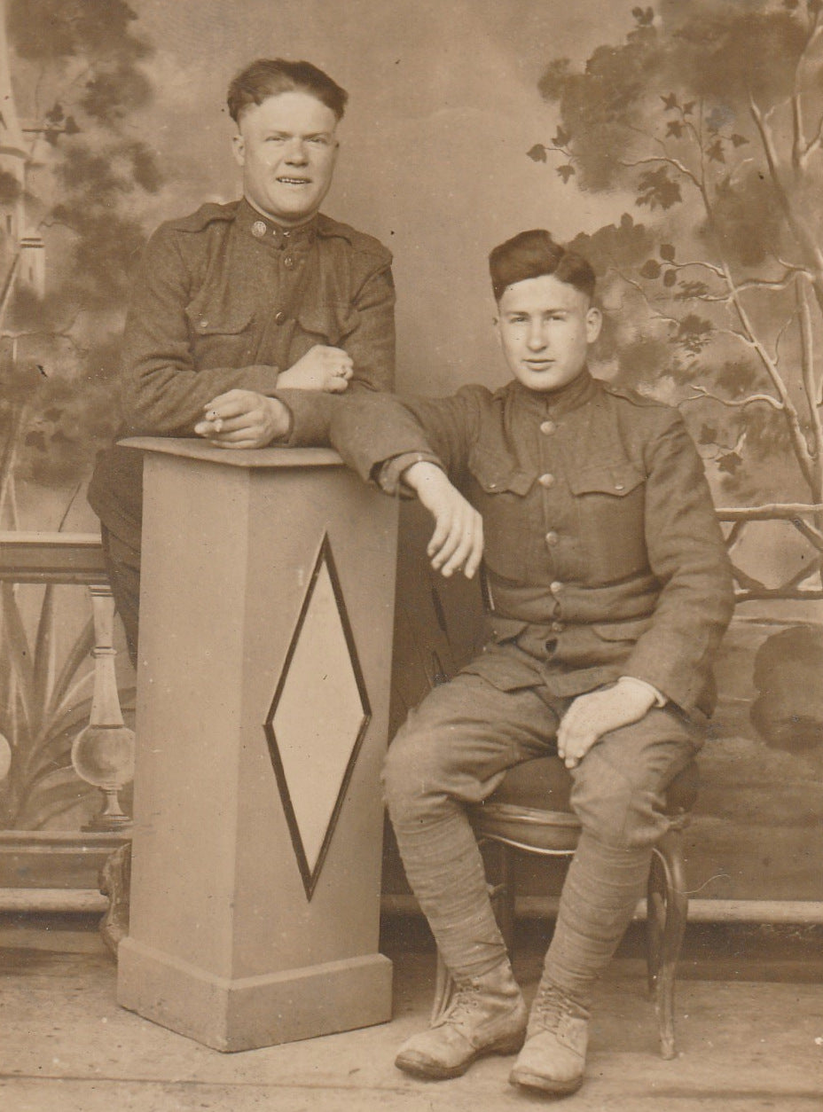 WWI Soldiers- Doughboys - RPPC, c. 1910s – Ephemera Obscura Collection