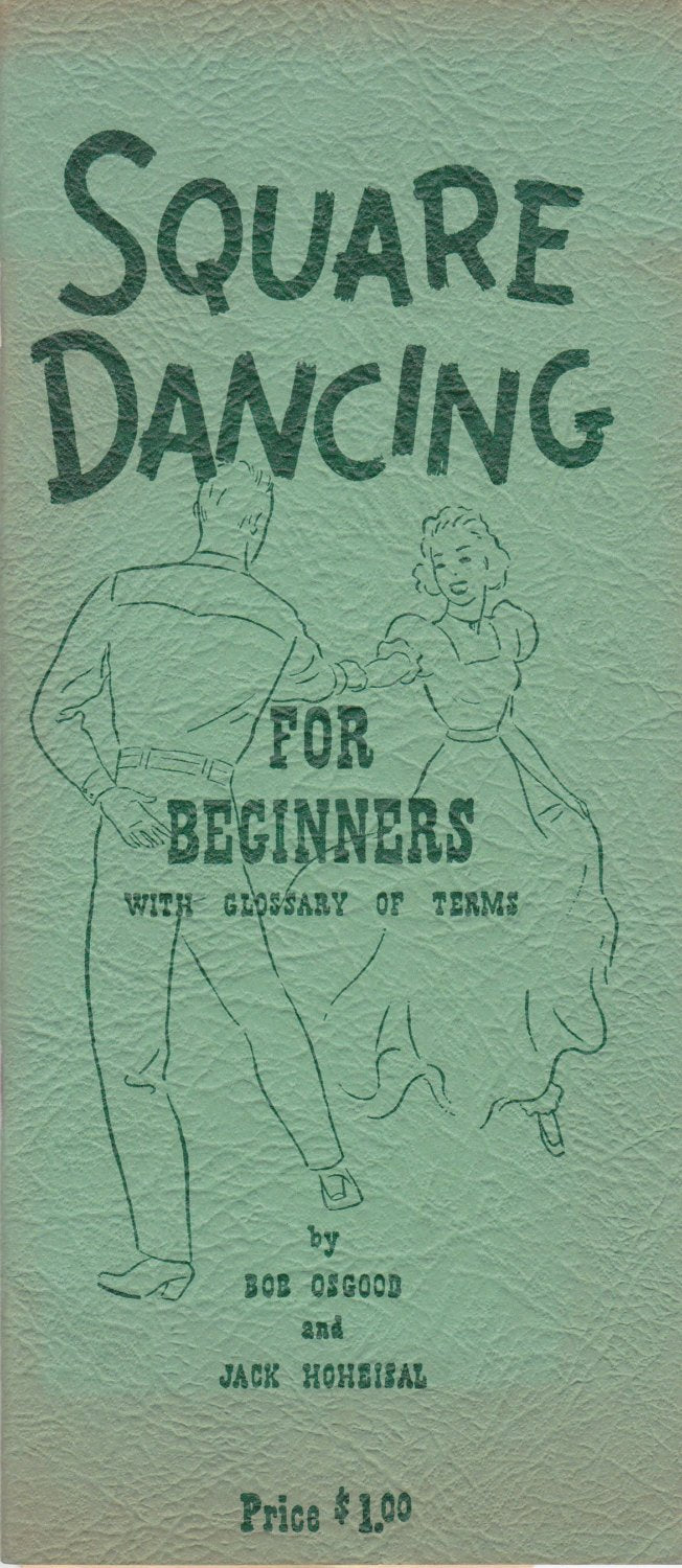 Square Dancing For Beginners- 1950s Vintage Booklet- Glossary of Terms ...